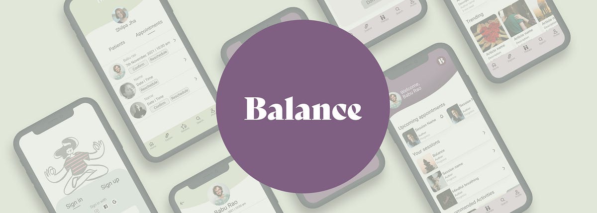 Balance — A mental health application | by Priya_srivas | Medium