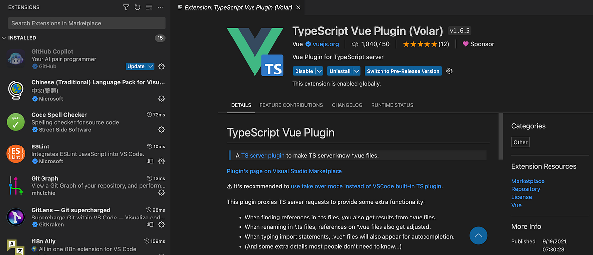 前端 Vue 開發常用的 VSCode Extension 擴充套件 - 平行宇宙的軟體工程師 - Medium
