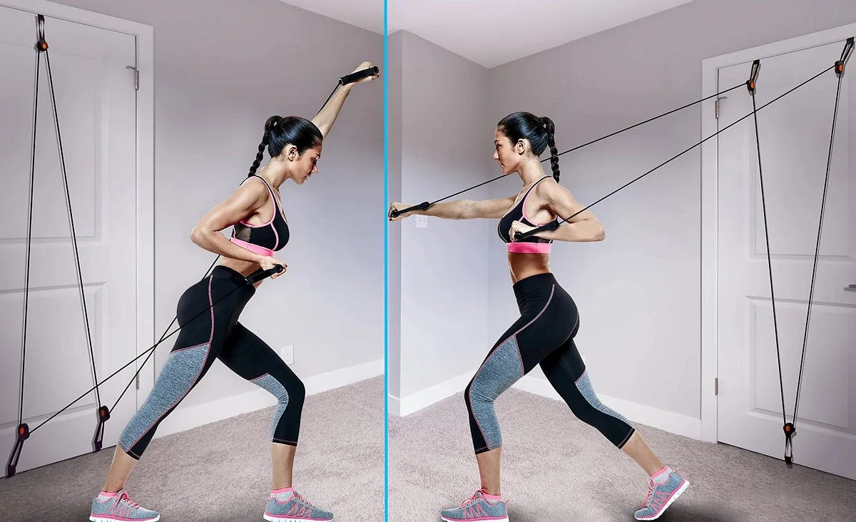 Simple Tricep Exercises with Resistance Bands - Williammark - Medium