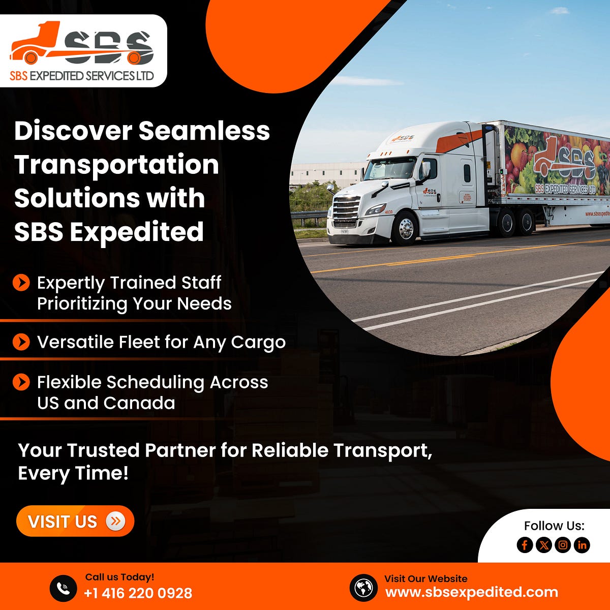 SBS Expedited: Your Trusted Partner for Transportation Services in Canada | by Jenney Watson ...