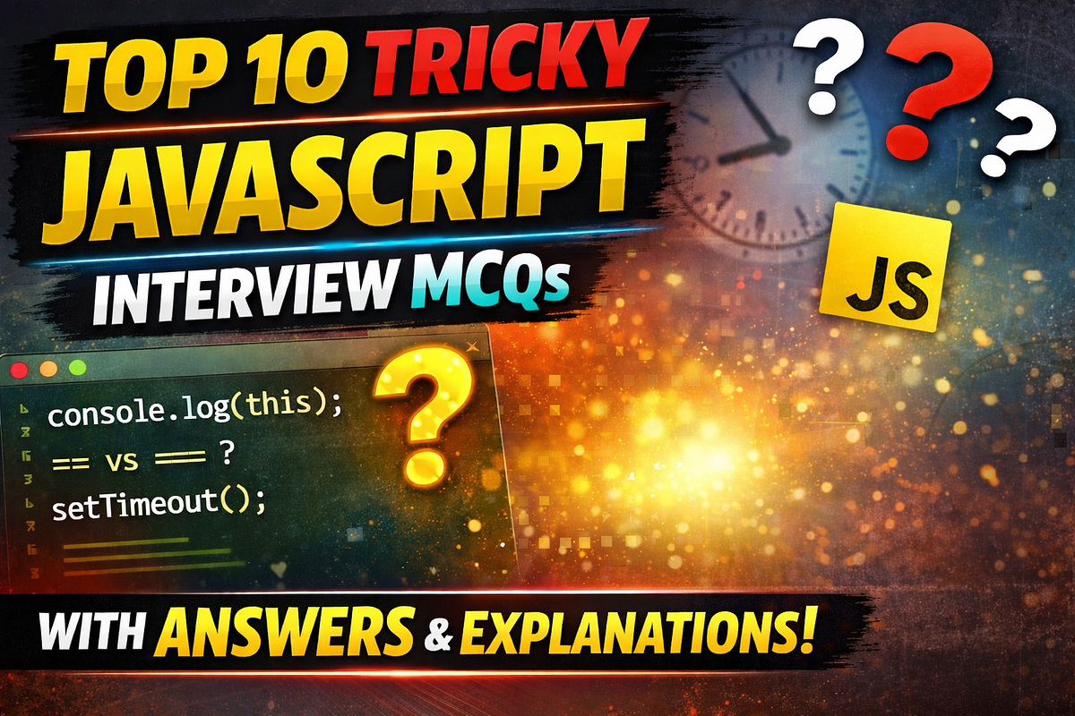 Top 10 Tricky JavaScript Interview MCQs Every Developer Must Know (With ...