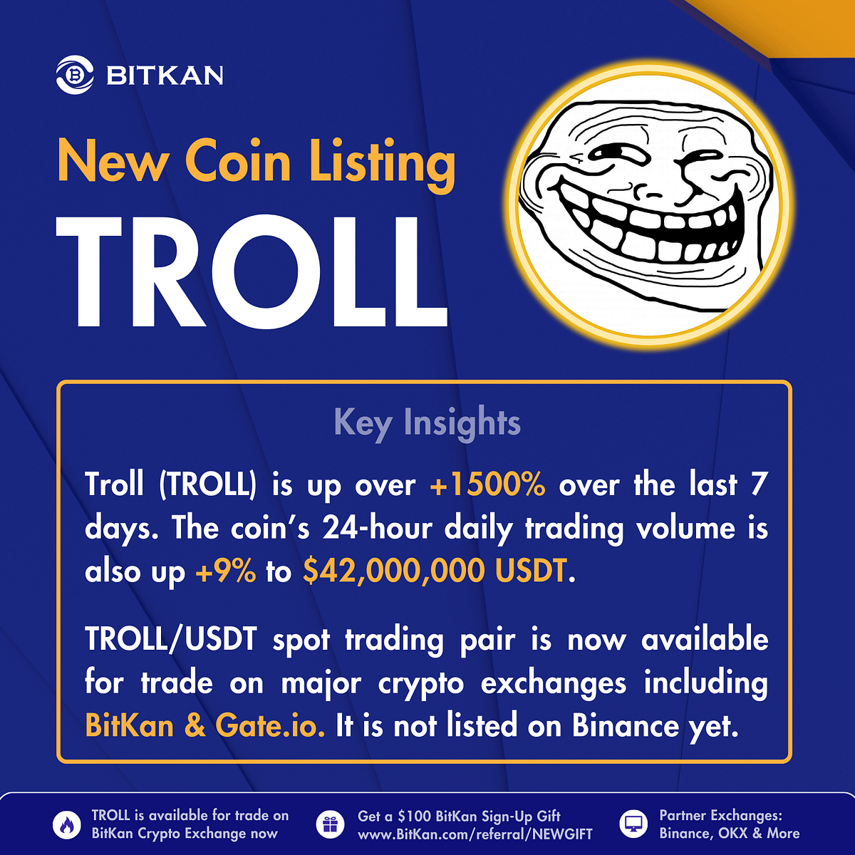 Why Is Troll (TROLL) Trending? — BitKan Insights | by BitKan | BitKan ...