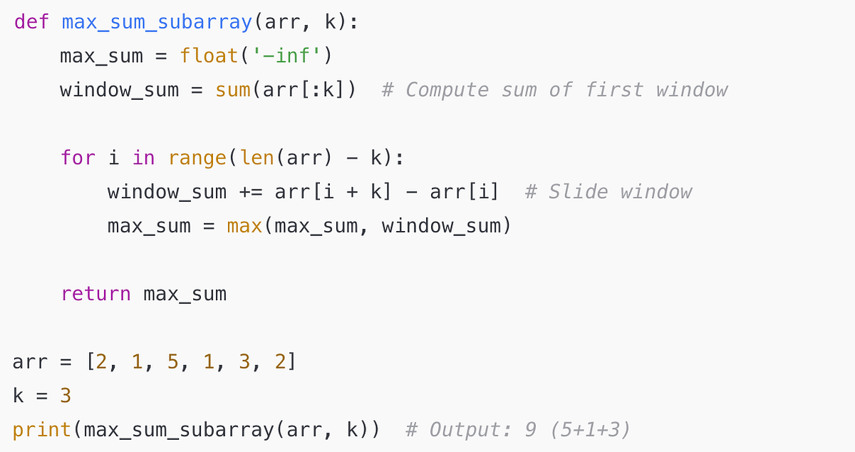 DSA- Sliding Windows - ROSHIN JOHNSON - Medium