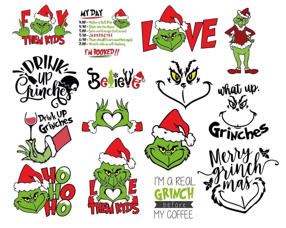 Christmas svg Bundle, Merry Grinchmas svg, Christmas cricut, svg for ...