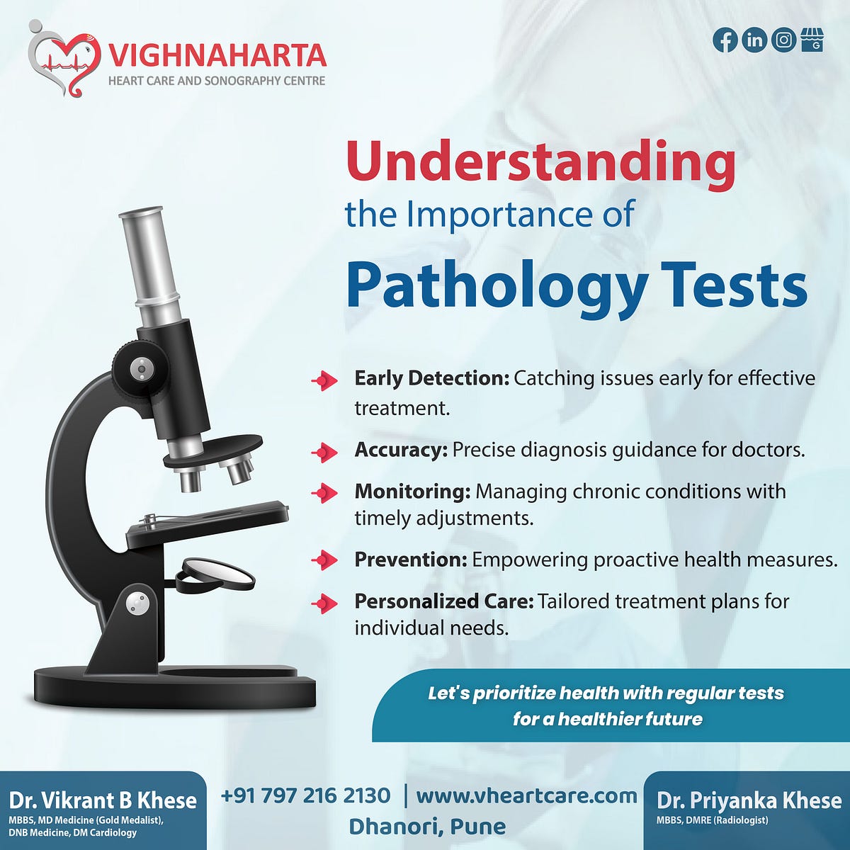 The Vital Role of Pathology Tests | Vighnaharta Heart Care - V - Heart ...