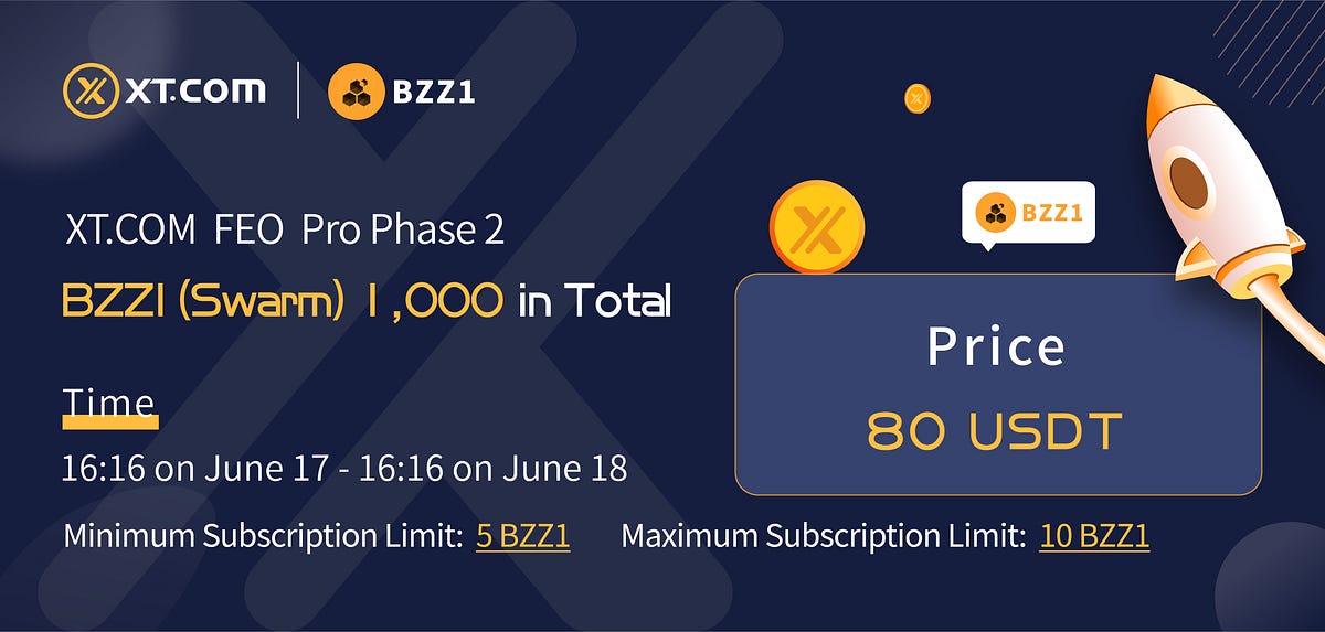 XT Will Launch “BZZ1 Subscription Pro Phase 2” | by XT.com | Medium