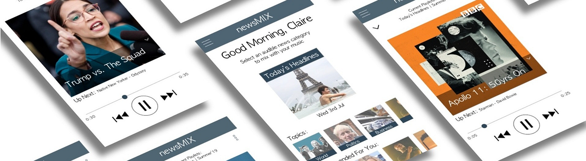 newsMIX — Mixing Audible News with Music | by Freddie Archer | Medium