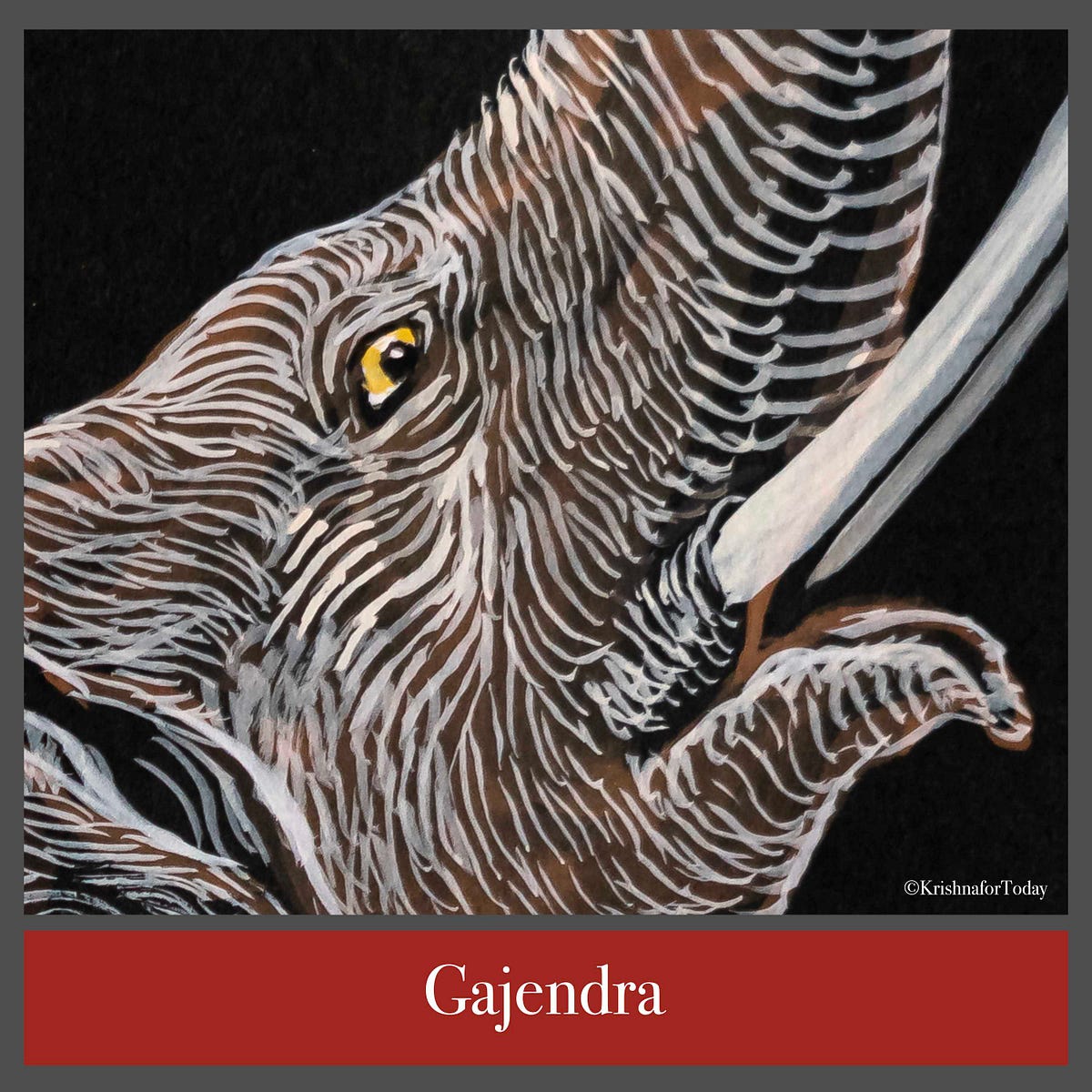 Gajendra - Krishna For Today - Medium