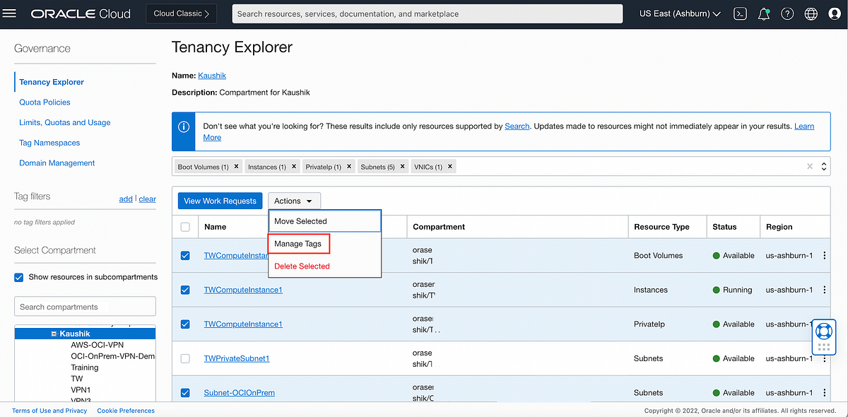 Oracle Cloud (OCI) — Bulk Tagging Cloud Resources | by Kaushik Kundu ...
