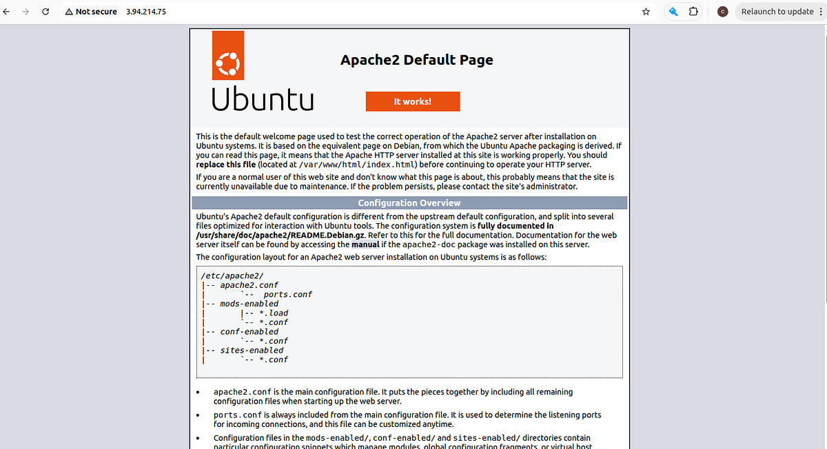 How to Install and Host Apache2 on Ubuntu (Step-by-Step Guide) | by Chethan B R | Jan, 2026 ...