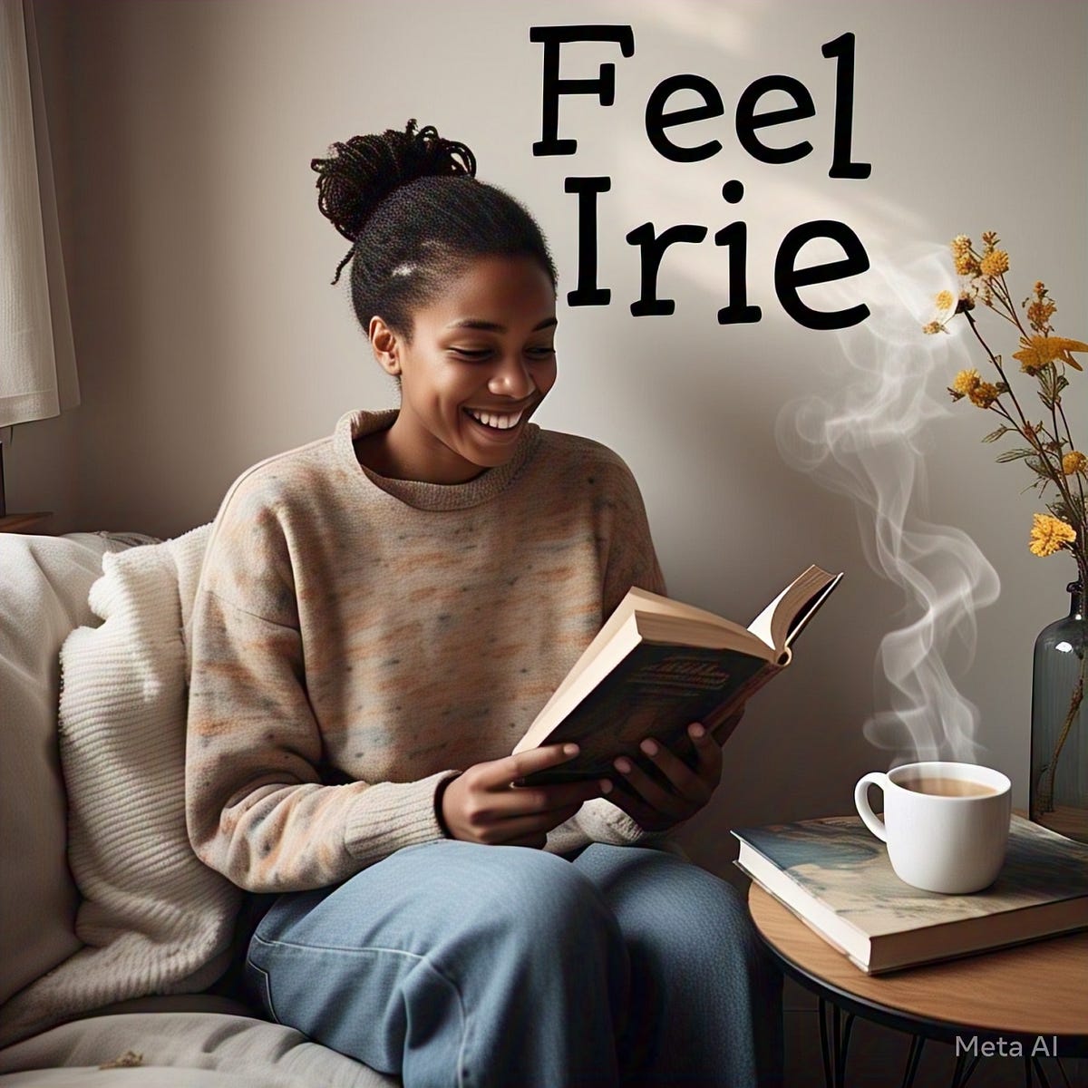 Feel Irie ¹. A person reading a book with a smile on… | by Fola ...