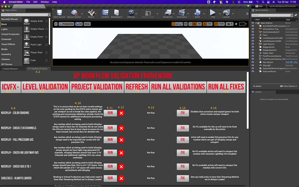 Virtual Production — A Validation Framework For Unreal Engine | by ...