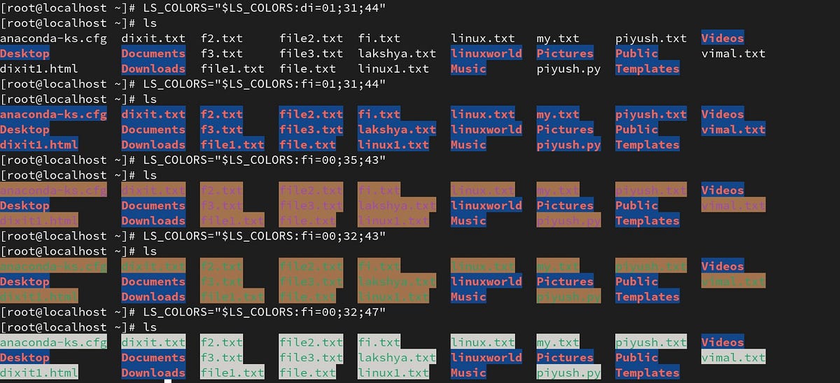 Enhance Your Linux Work Environment with LS_COLORS: A Colorful ...