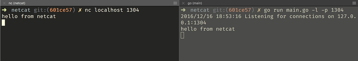 Implementing simple netcat using go | by Alexey Grachov | Medium