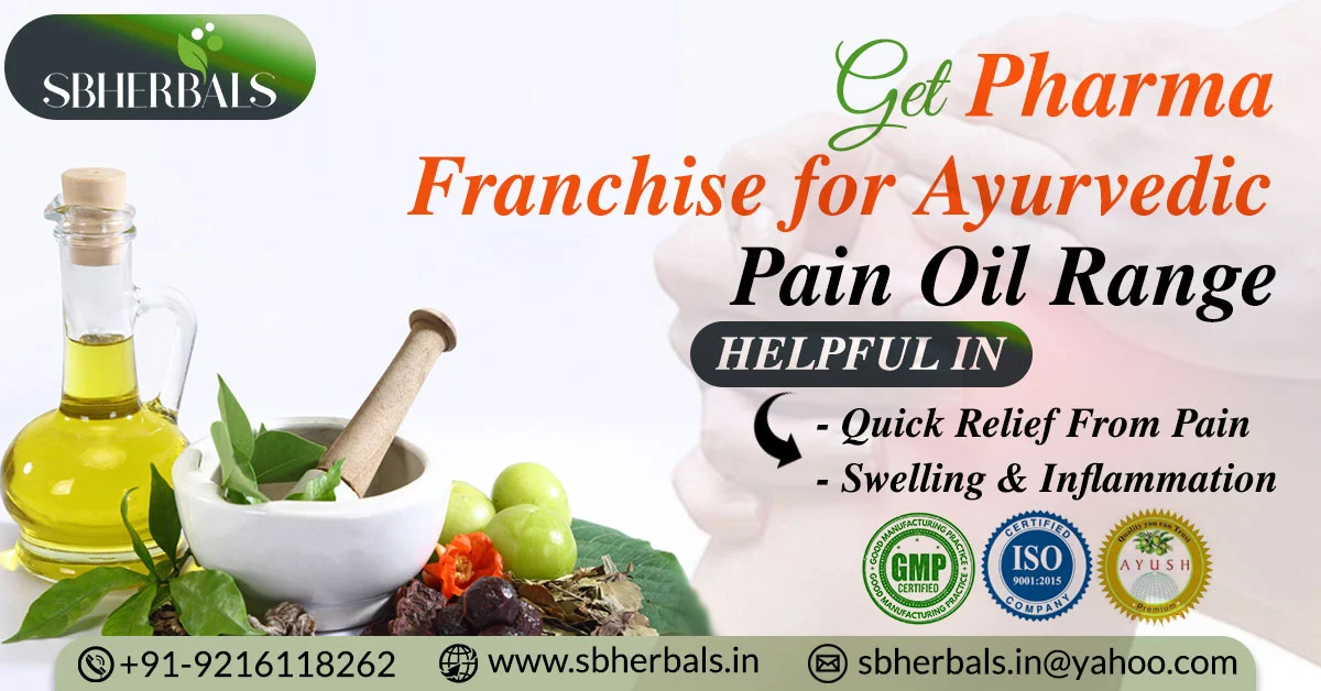 Pharma Franchise Company for Ayurvedic Pain Oil - SB Herbals - Medium