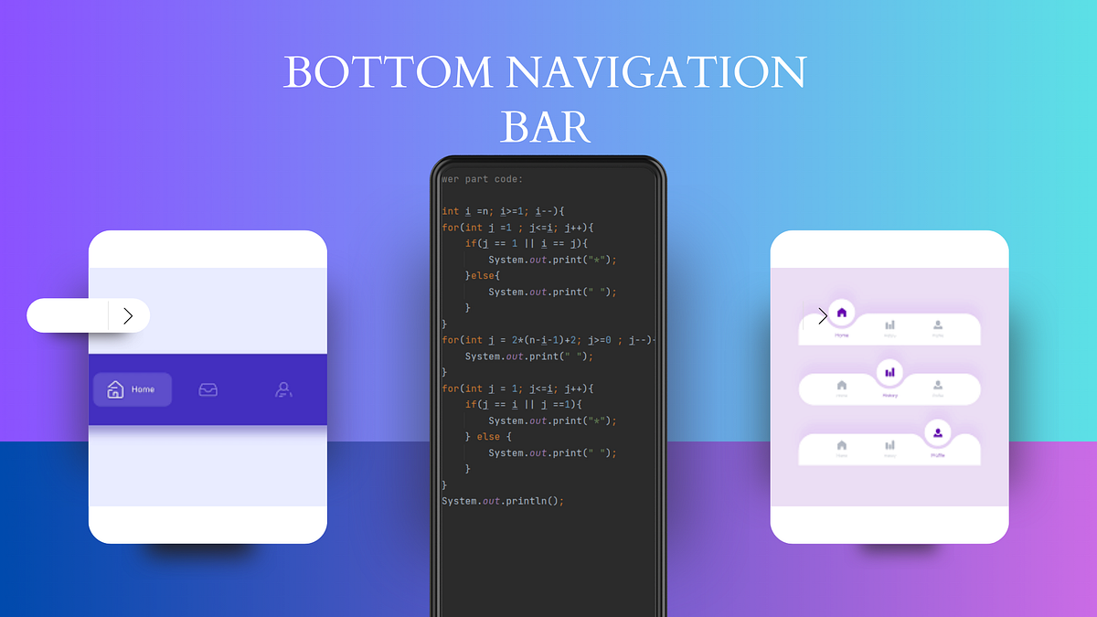 Bottom Navigation Bar in Android. See bottom navigation bar is a another… | by Rohan jha | Medium