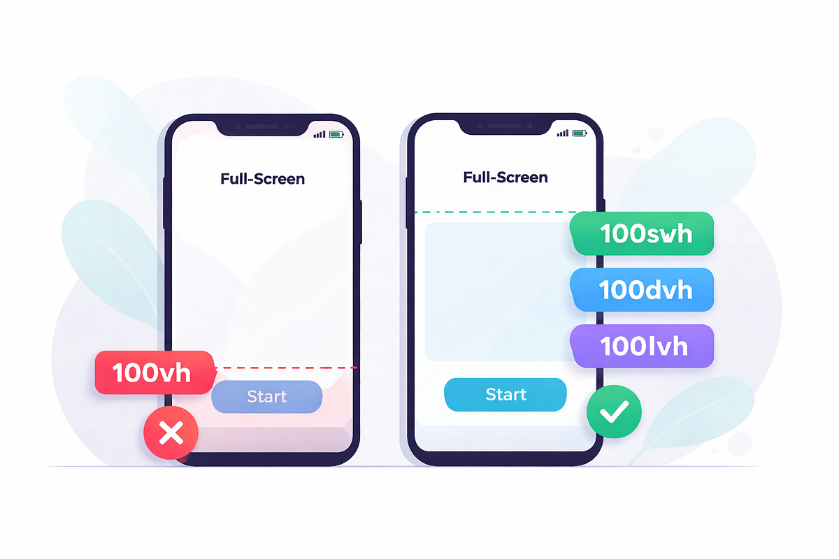 Fix 100vh Mobile Layout Issues Using Svh And Dvh Medium