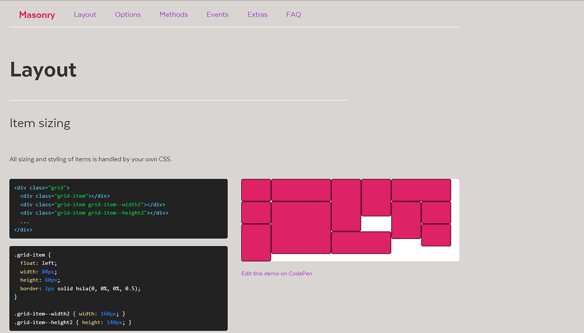 Masonry Grid Layout | Sencha - Sencha Inc. - Medium