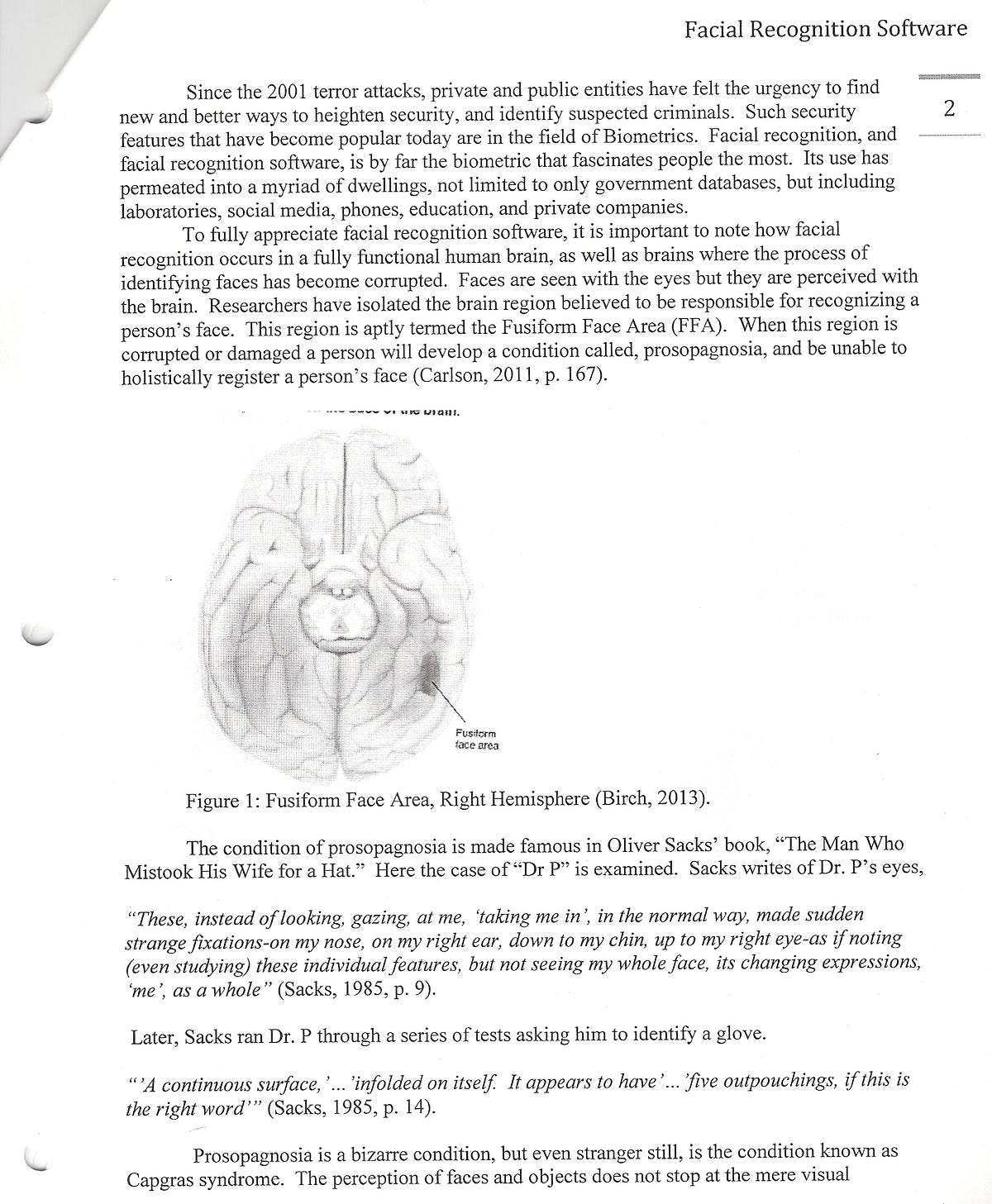 A poorly scanned, outdated, undergraduate research paper on Facial ...