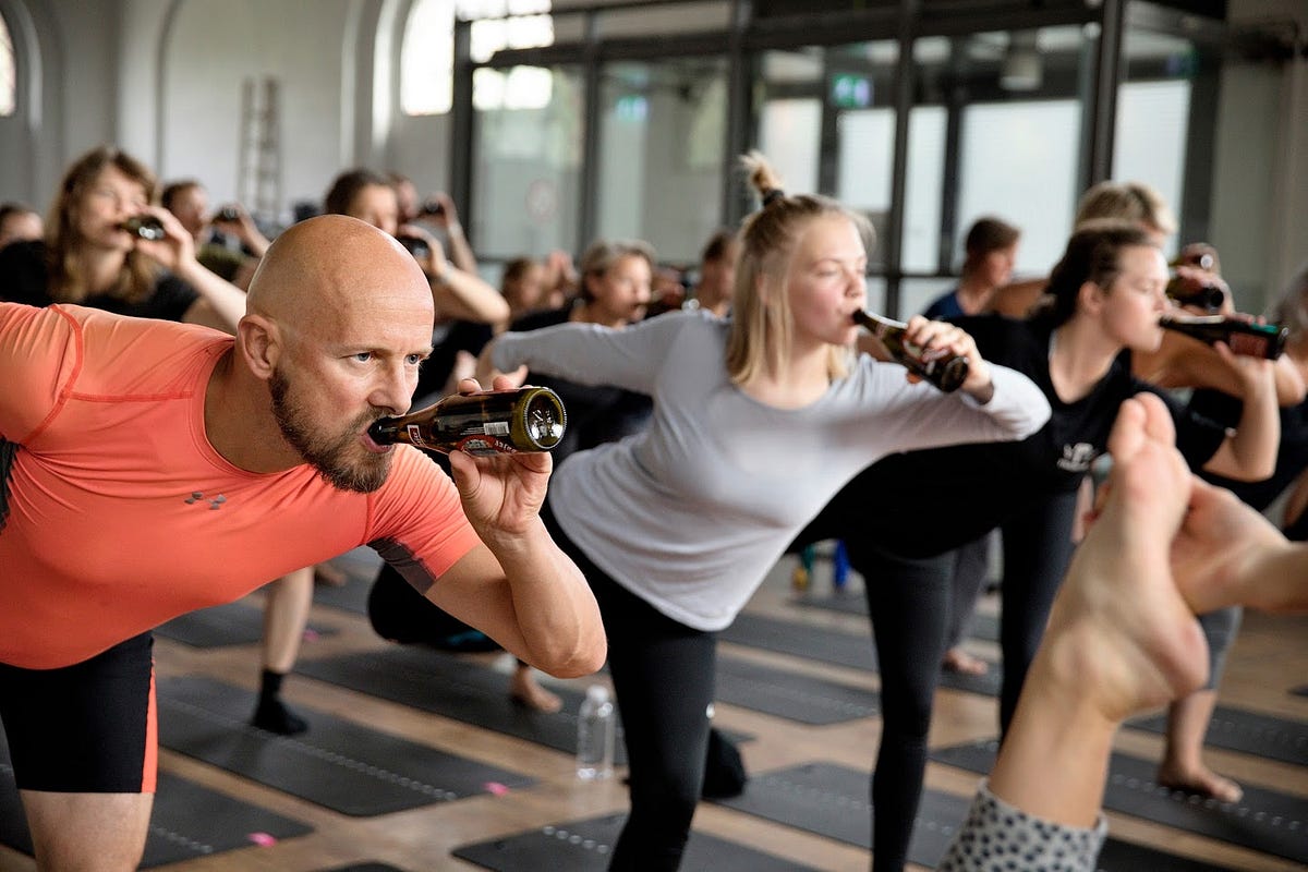 Beer Yoga. I haven’t ever been a heavy Facebook… | by Lohit Bijani | Medium