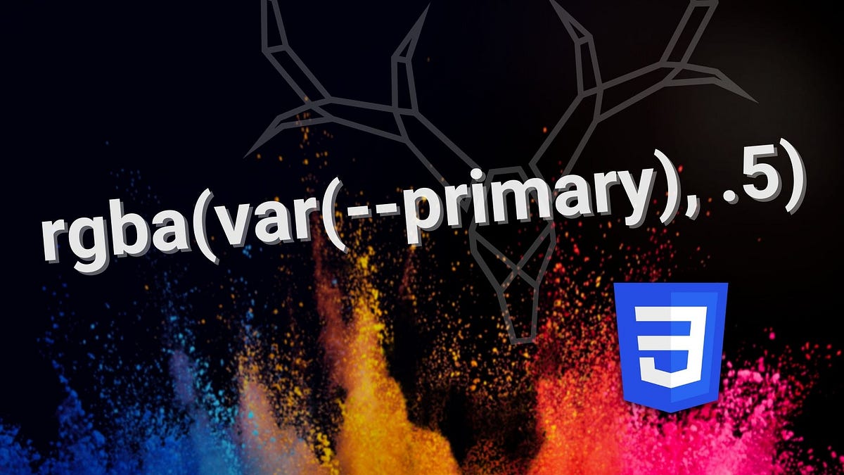 Alpha Transparency In Css Custom Properties Brian Treese Medium