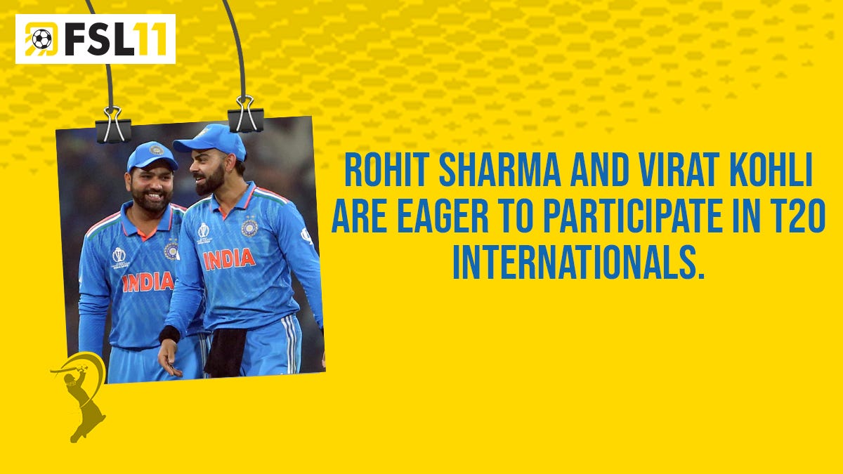 Rohit Sharma and Virat Kohli are eager to participate in T20I. | by ...