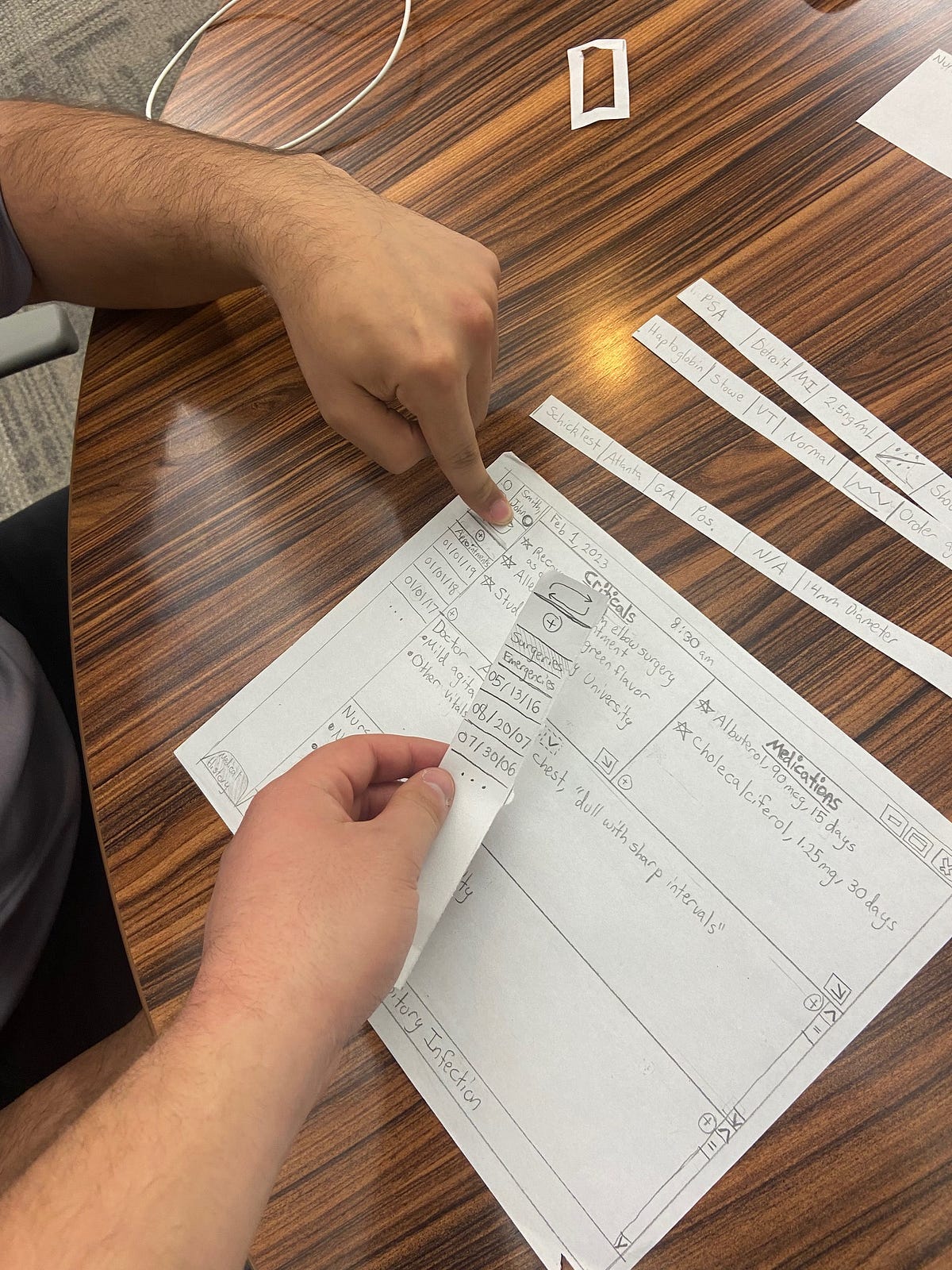 A Few Scratches: Paper Prototyping an Accommodating Patient Chart ...