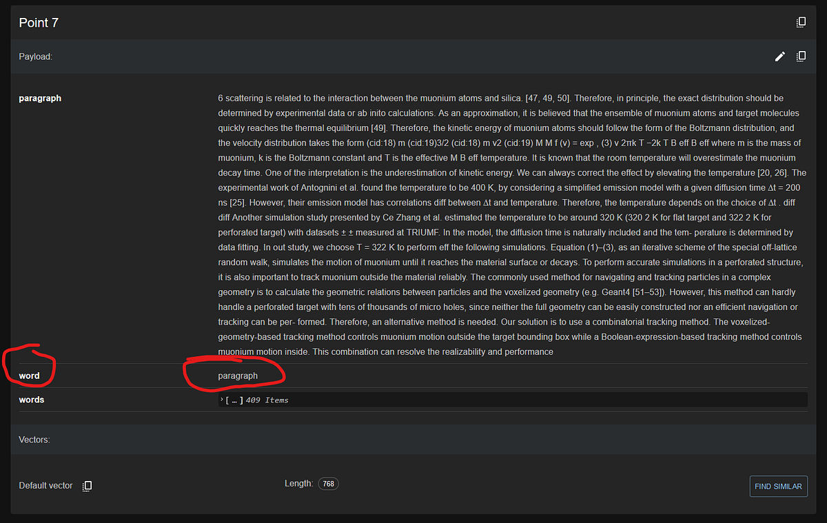 Qdrant client scroll filter does not work | by Francesco C. | Medium