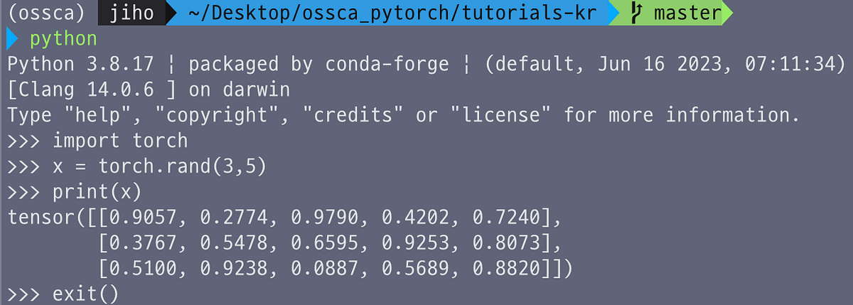 m1 맥북 Pytorch 설치(using miniforge) | by jiho | Medium