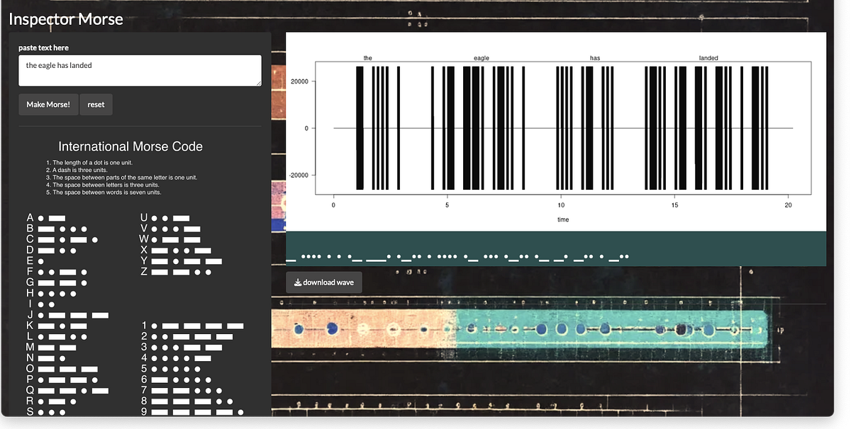 A Morse Code Web App!. Generate and download Morse Code! | by Mark ...