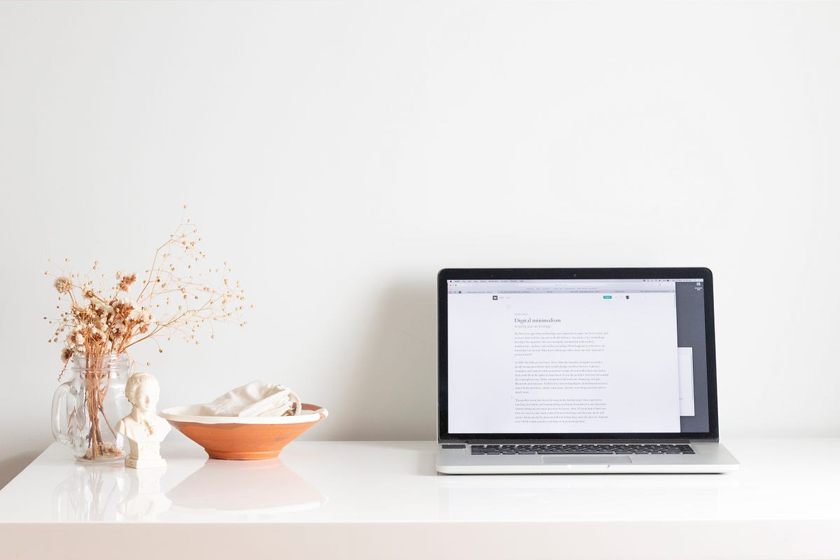 Digital minimalism. Simplify your technology | by A.B Watson | Medium