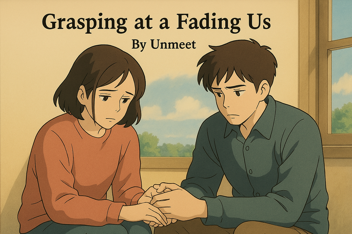 Grasping at a Fading Us. [By Unmeet] | by Unmeet | Medium