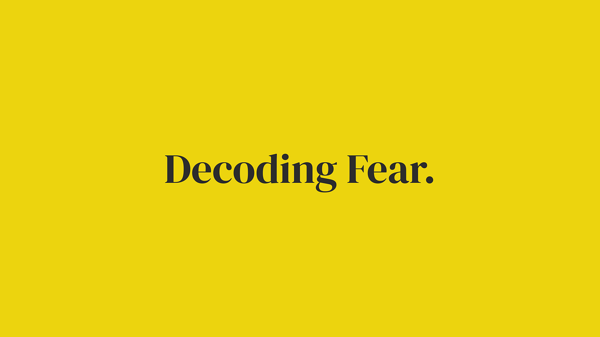 Using fear as a Navigator: Decoding Your Internal Compass | by Shardul ...