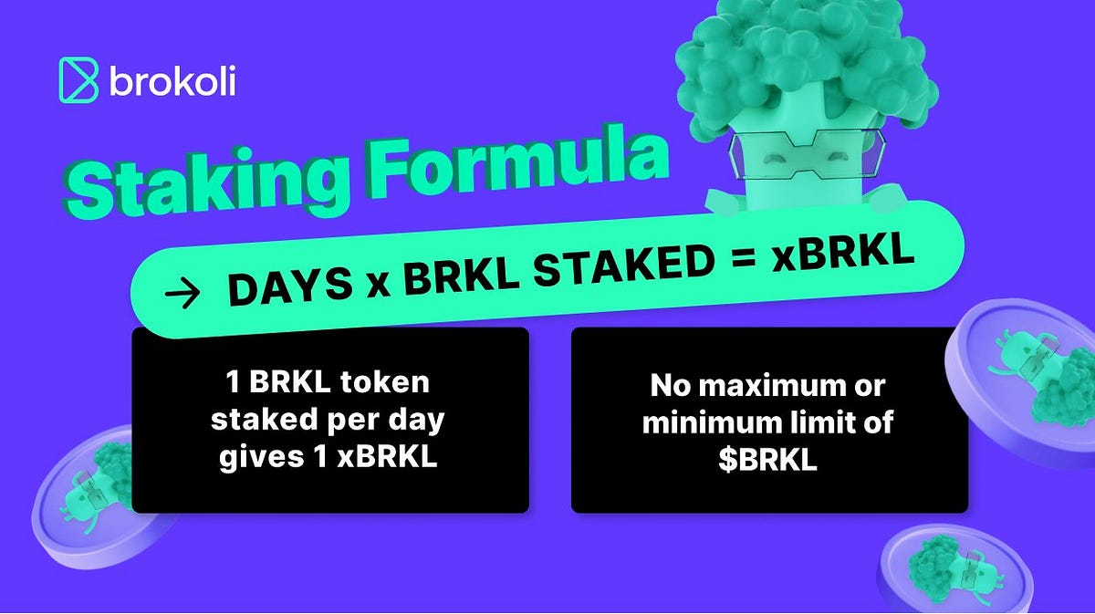 $BRKL staking for BRO #NFT is coming next week 🥦 - Em WilliamsBee - Medium