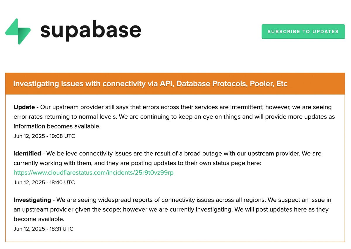 Supabase Outage Raises Questions for Startups and Enterprises: A Balanced Look at Modern Backend ...