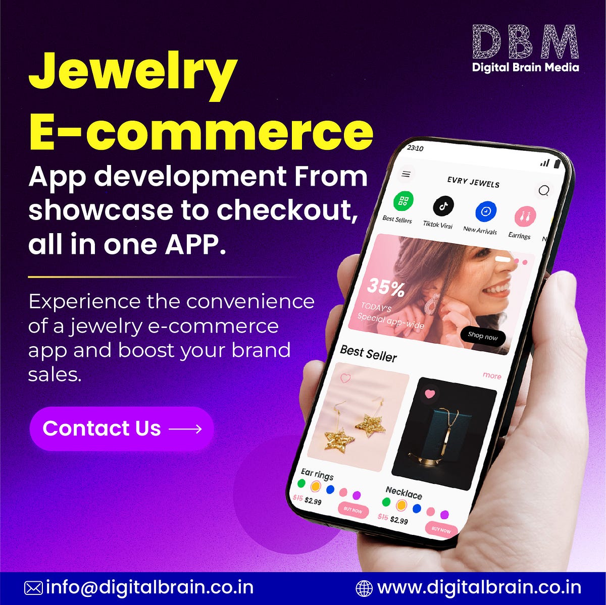 Jewelry E-Commerce App Development - Digital Brain Media - Medium