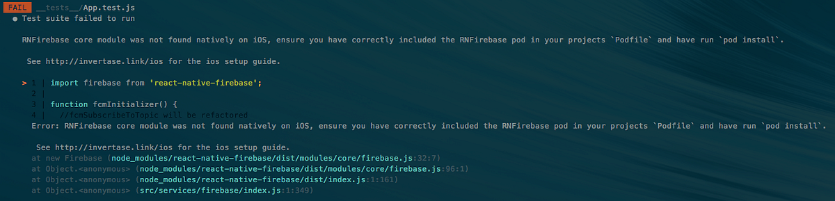 React Native + Jest + react-native-firebase = mock | by Rui Fernandes | Medium
