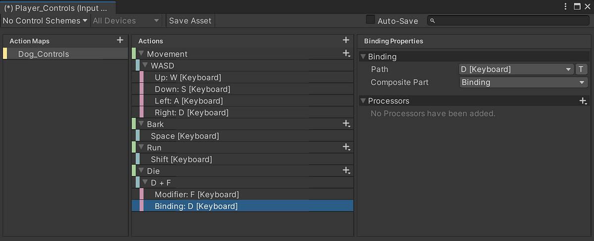 Unity New Input System Understanding What Input Actions Are By Simon Truong Medium 5967