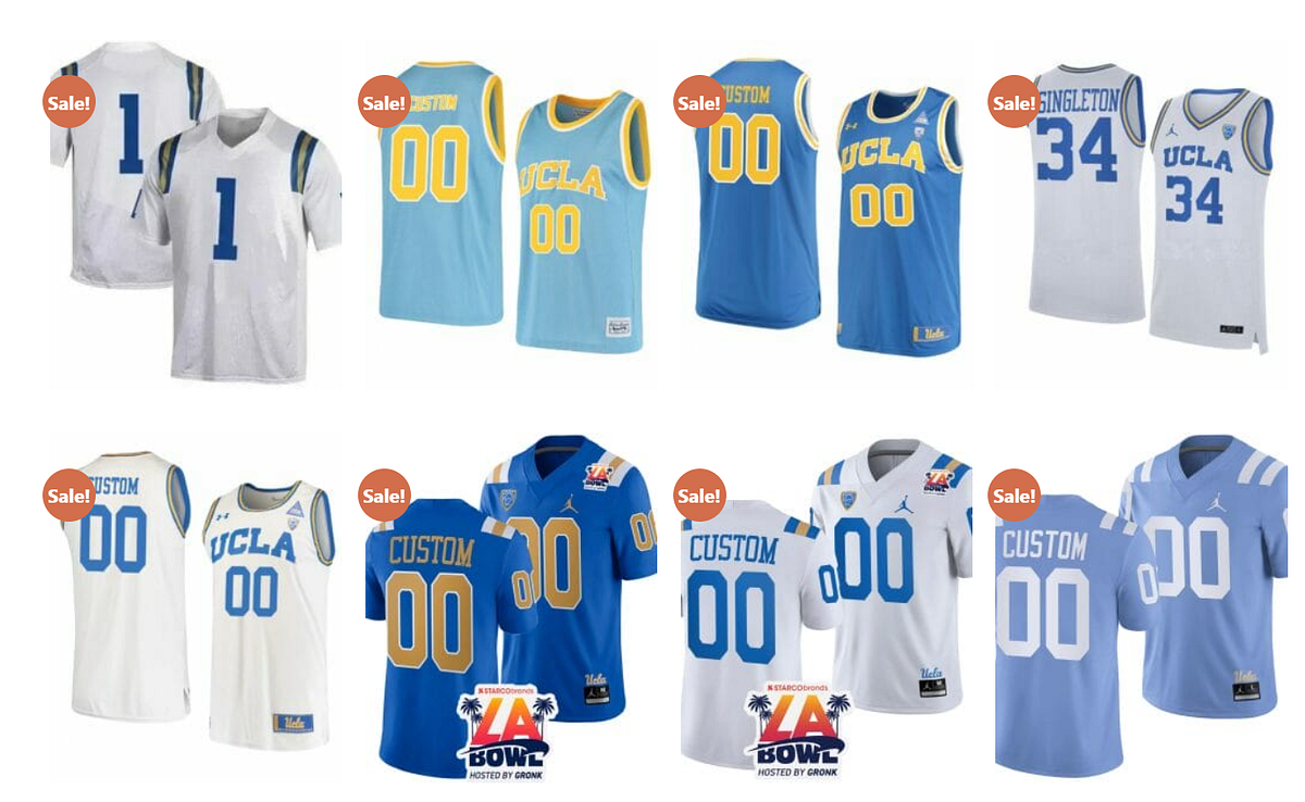 Score Big on the Field with a Personalized UCLA Football Jersey | by Malcom Terry Shop | Aug ...
