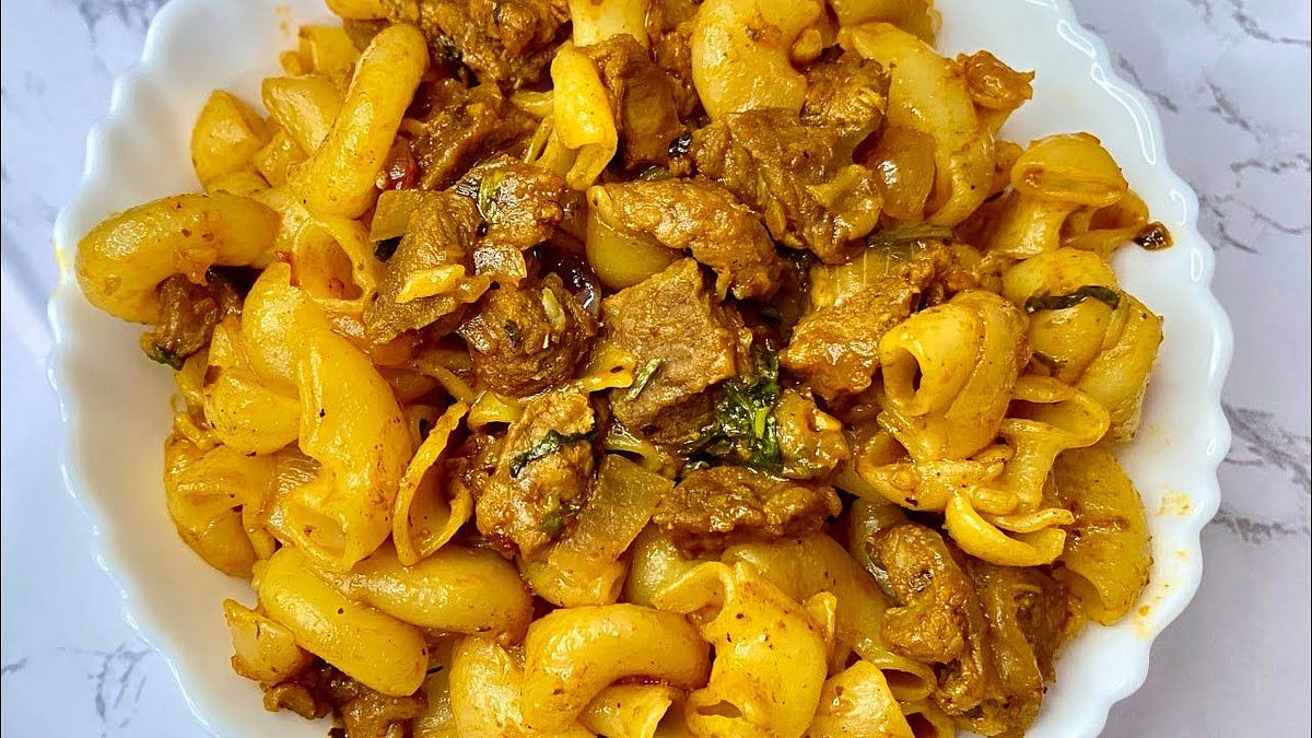 Mutton pasta:Savory Mutton Cream Delight. - Epic food recipes - Medium