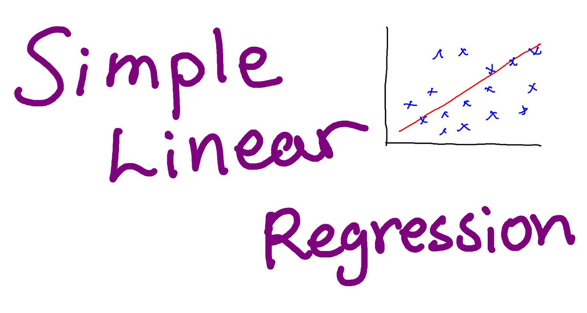 Foundation of Mathematics-Simple Linear Regression | by Claudia Tsai ...