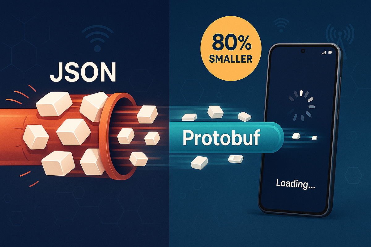 Protobuf vs JSON: I Cut My API Payload Size by 80% | Medium
