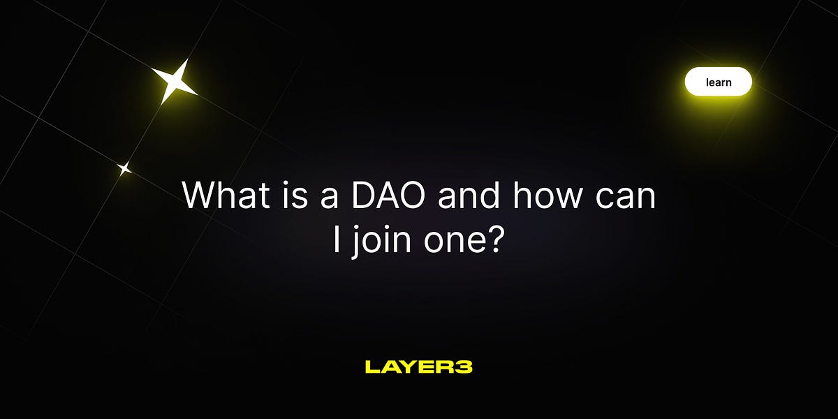 What is a DAO and how can I join one? | by meowllark.eth | Medium