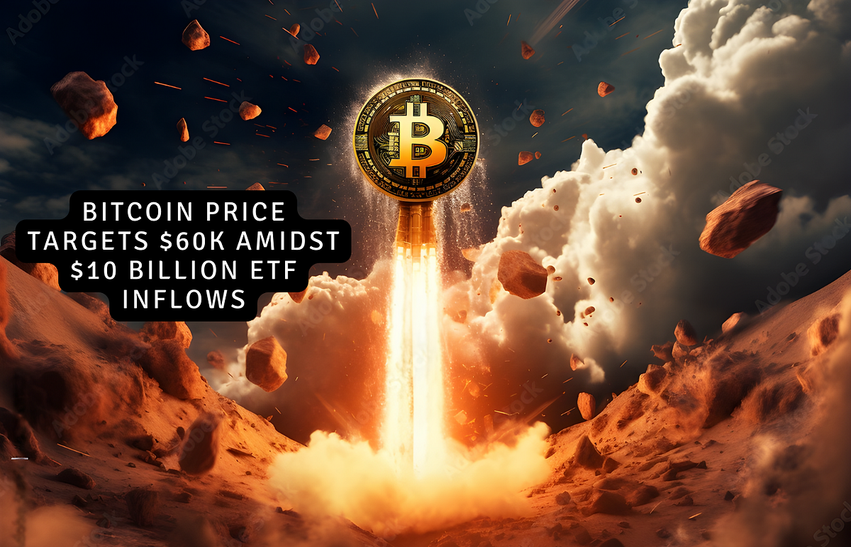 Bitcoin’s Bullish Run: Bitcoin Price Targets $60k Amidst $10 Billion ...
