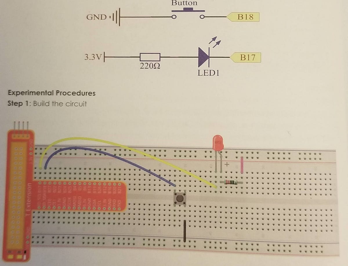 Lesson 2: Controlling an LED by a Button | by Julien Saito | Android ...