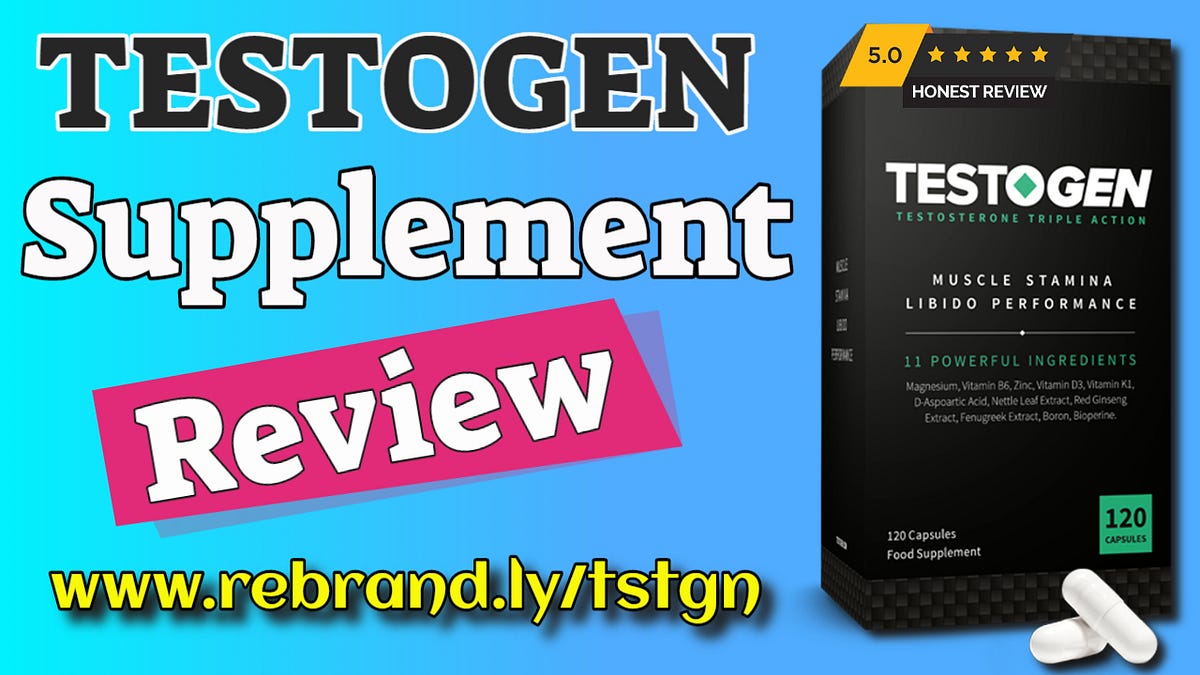 Testogen Review | How To Increase My Testosterone? | by Oomartuccioo ...