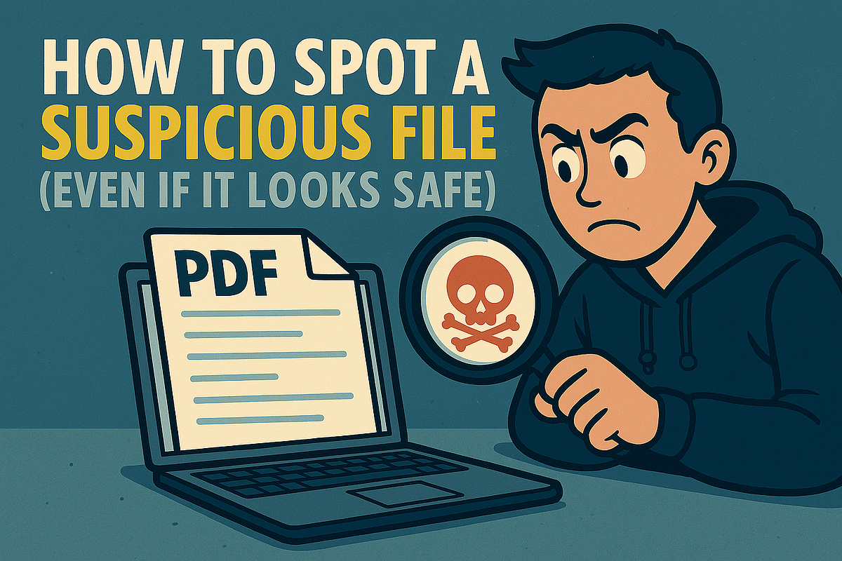 🕵️‍♂️ Visual Guide: How to Spot a Suspicious File (Even If It Looks ...