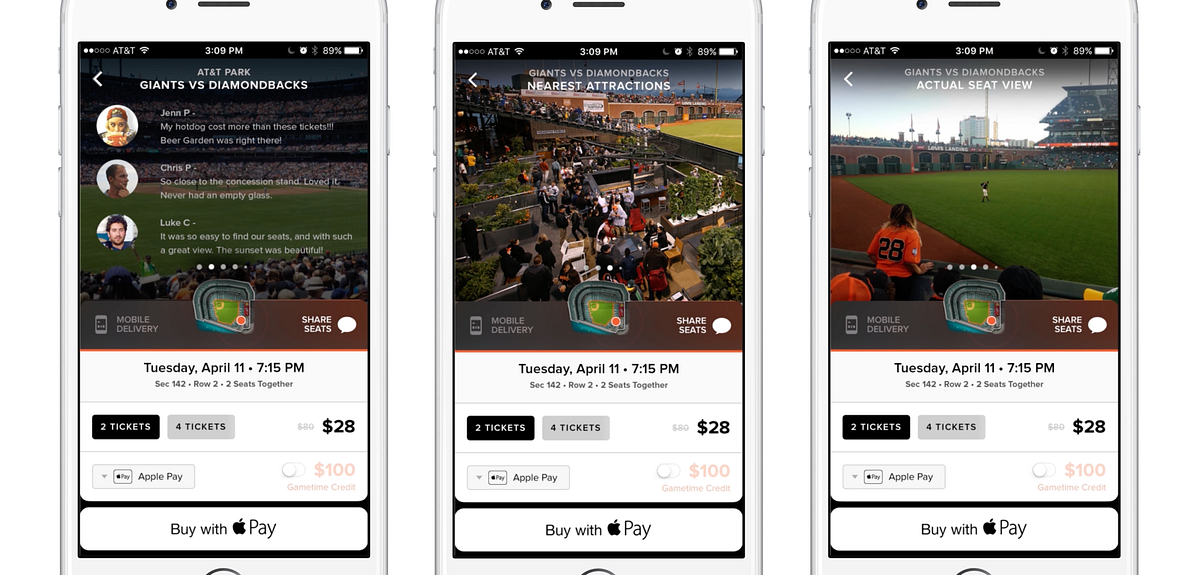 New Gametime FanViews Delivers Deepest Perspective for Ticket Buyers ...