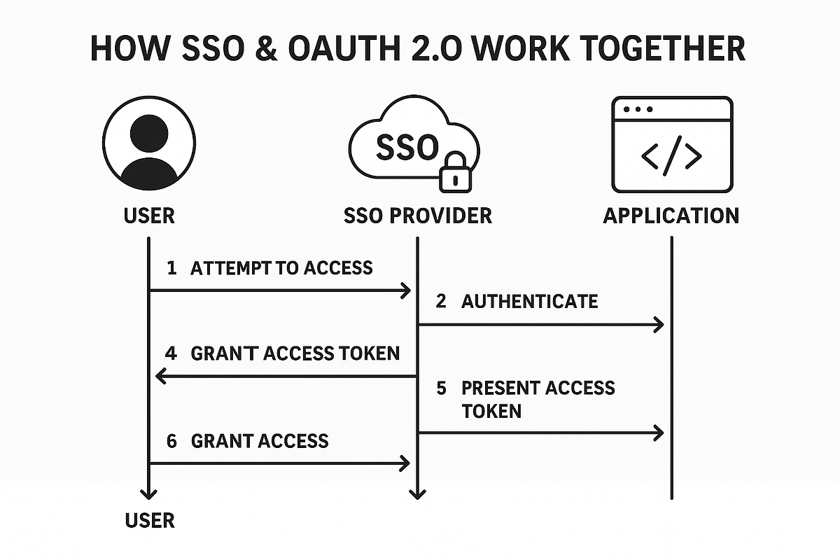 How SSO & OAuth 2.0 Work — Finally Explained Through a Story You’ll Never Forget | by Md ...