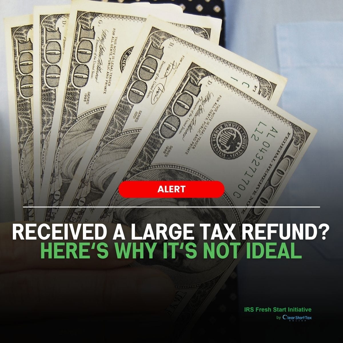 Is a Big Tax Refund really good news? | by IRS Fresh Start | Apr, 2024 ...